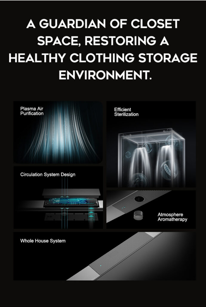 TOHUGS Built-in Clothing Care Machine: The Future of Smart Wardrobes ...